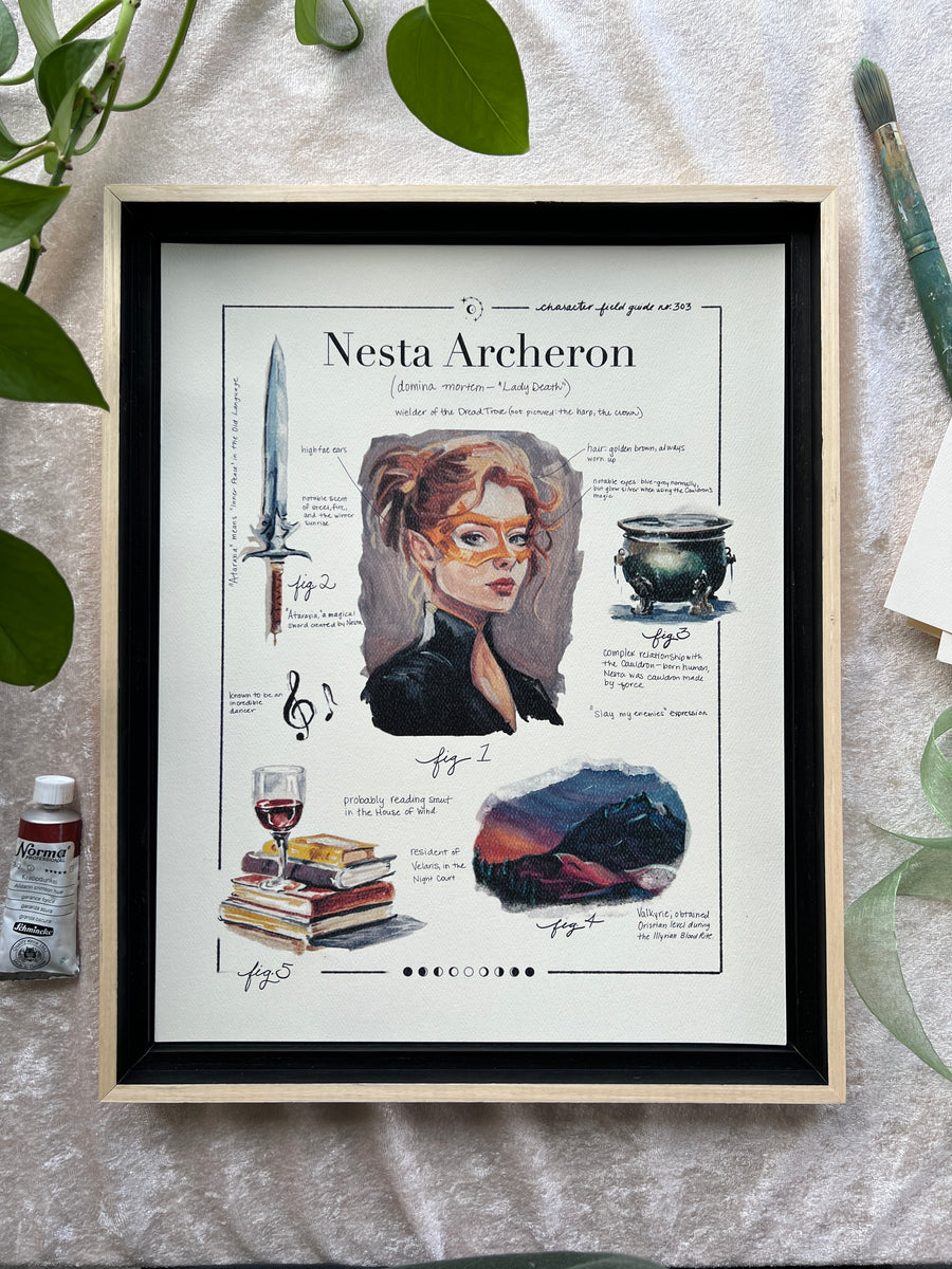 Nesta Archeron Print, 8x10 | Carrington Moore Studio | Local Seattle Artist
