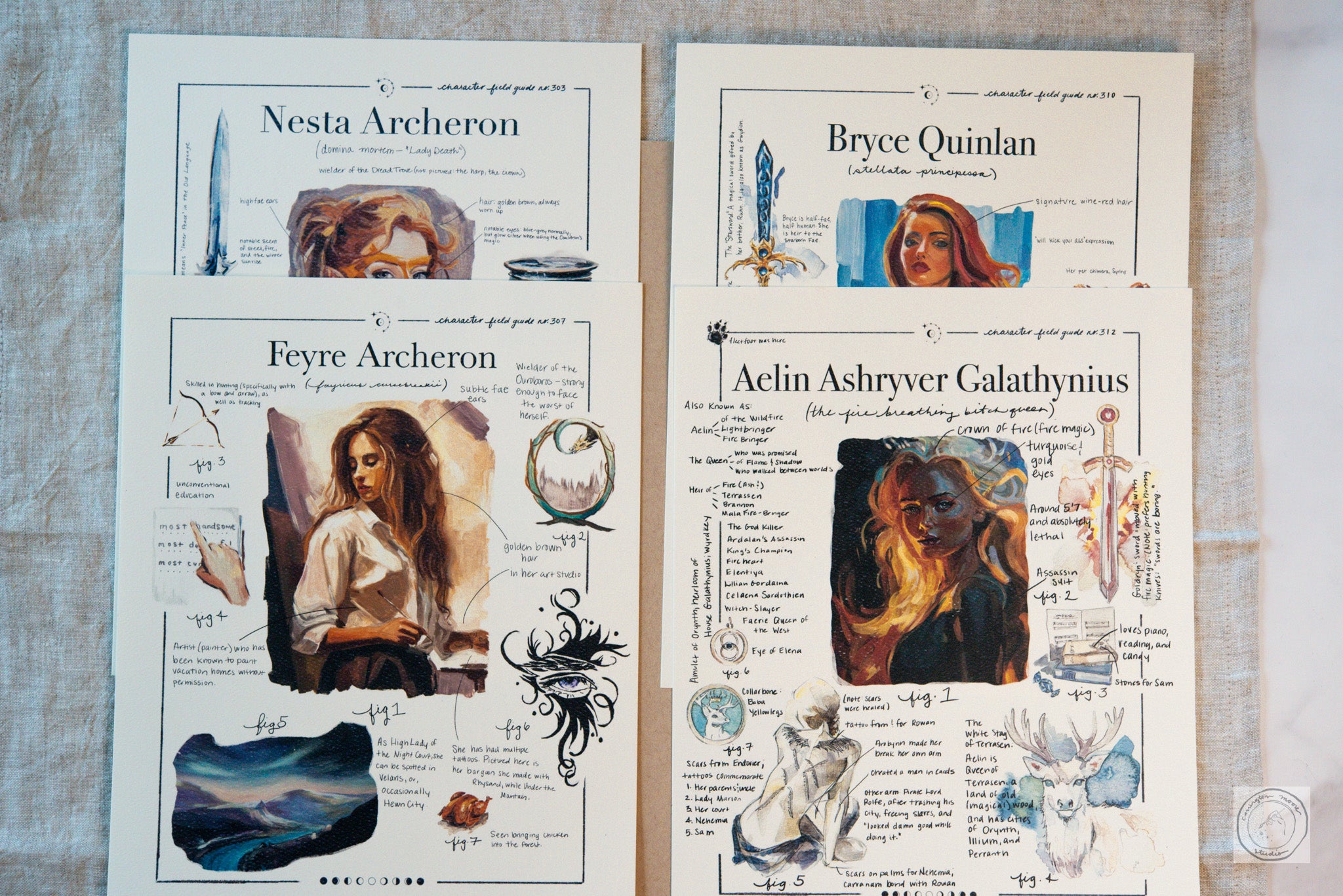 Character Field Guide Collection – Carrington Moore Studio